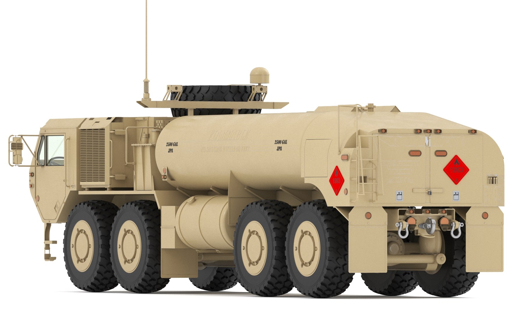 3D Model HEMTT A4 Tanker Truck - TurboSquid 2346004