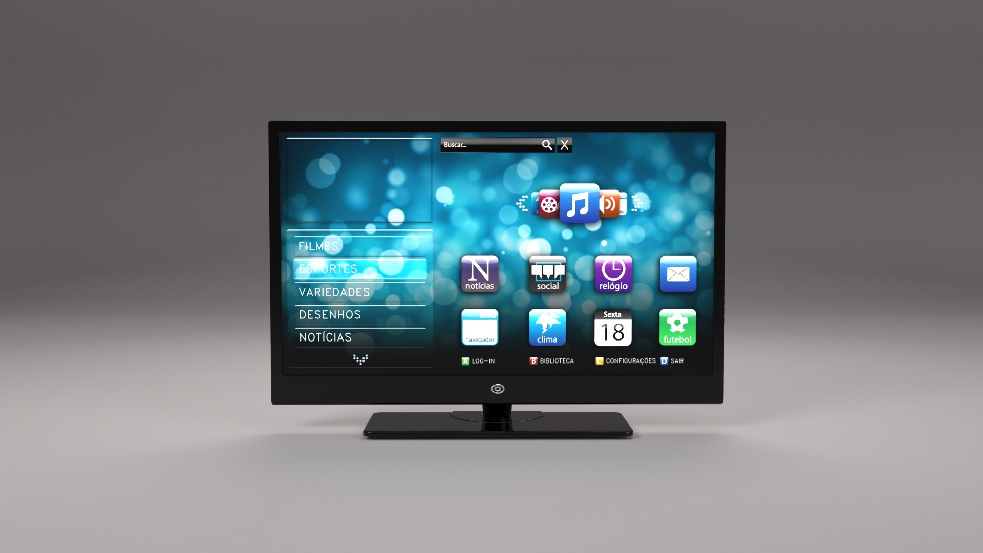3D Smart TV - TurboSquid 2024830