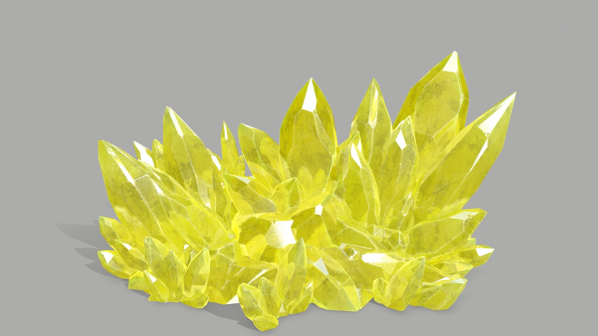 3D Crystal Rock - TurboSquid 1513726