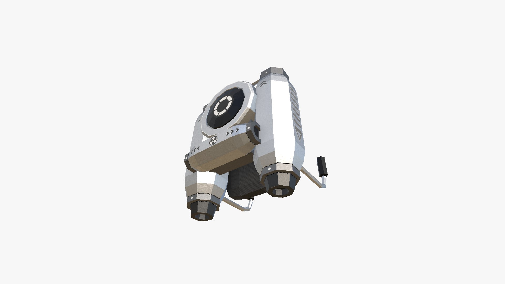 3D Jetpack Low Poly B05 - SciFi Character Design Model - TurboSquid 2255345