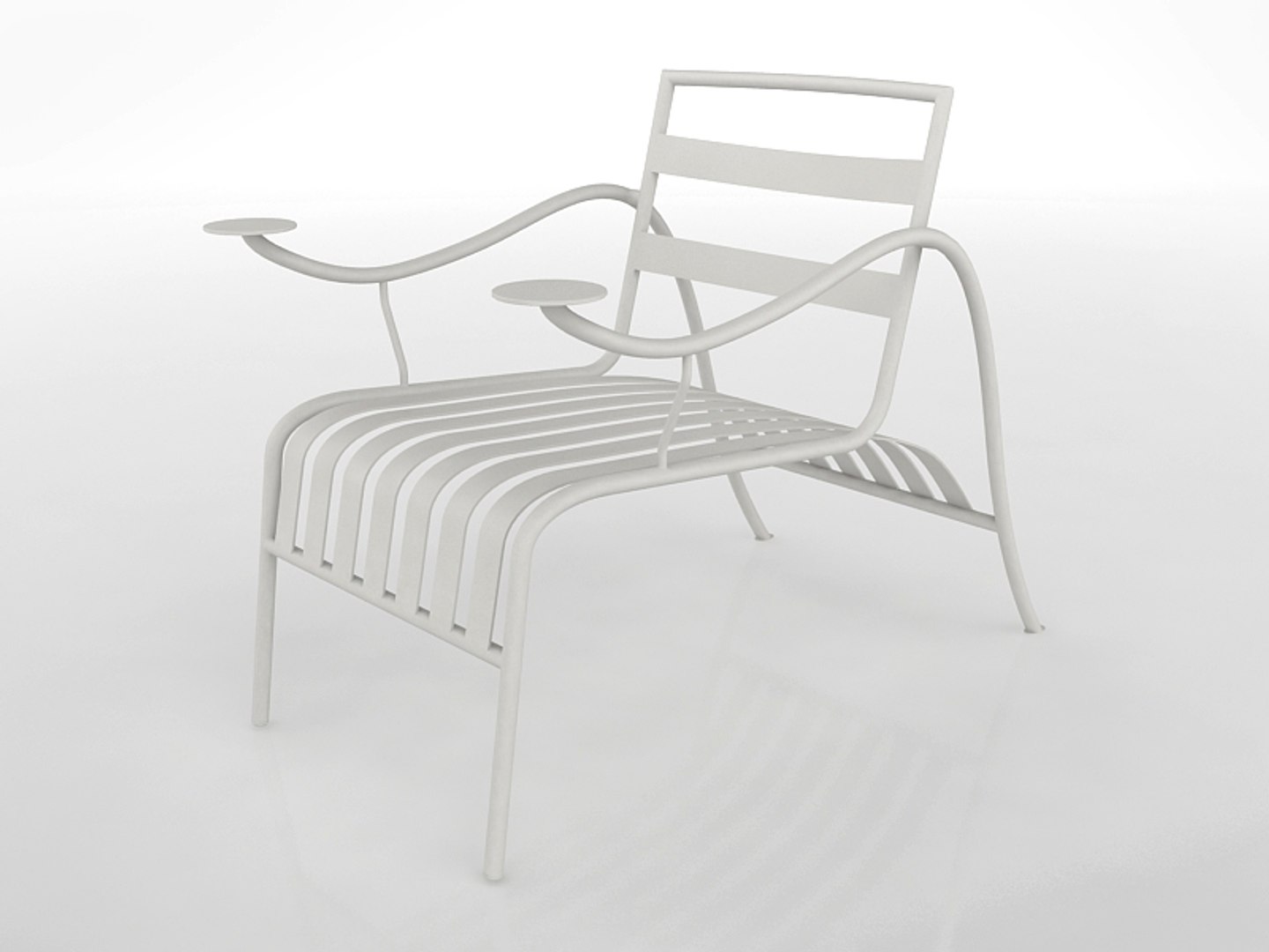 3d Model Thinking Man S Chair