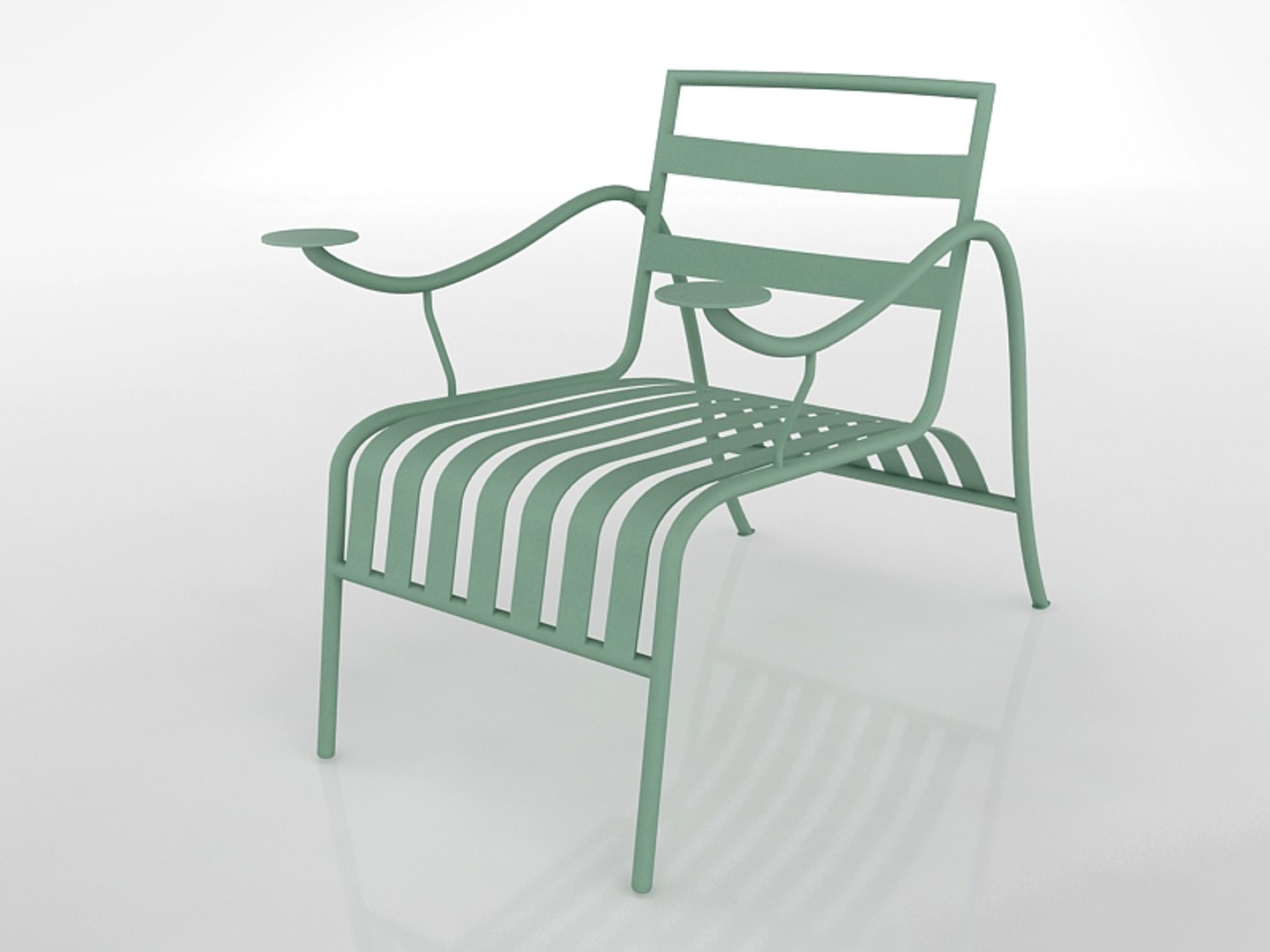 3d Model Thinking Man S Chair