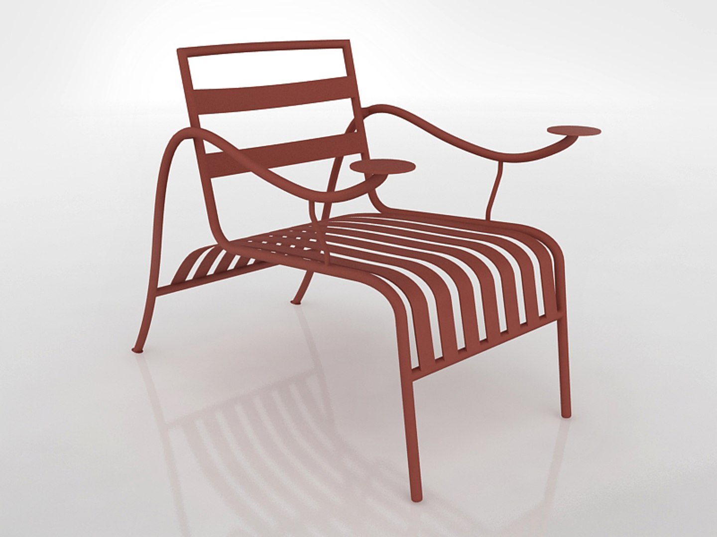 3d Model Thinking Man S Chair