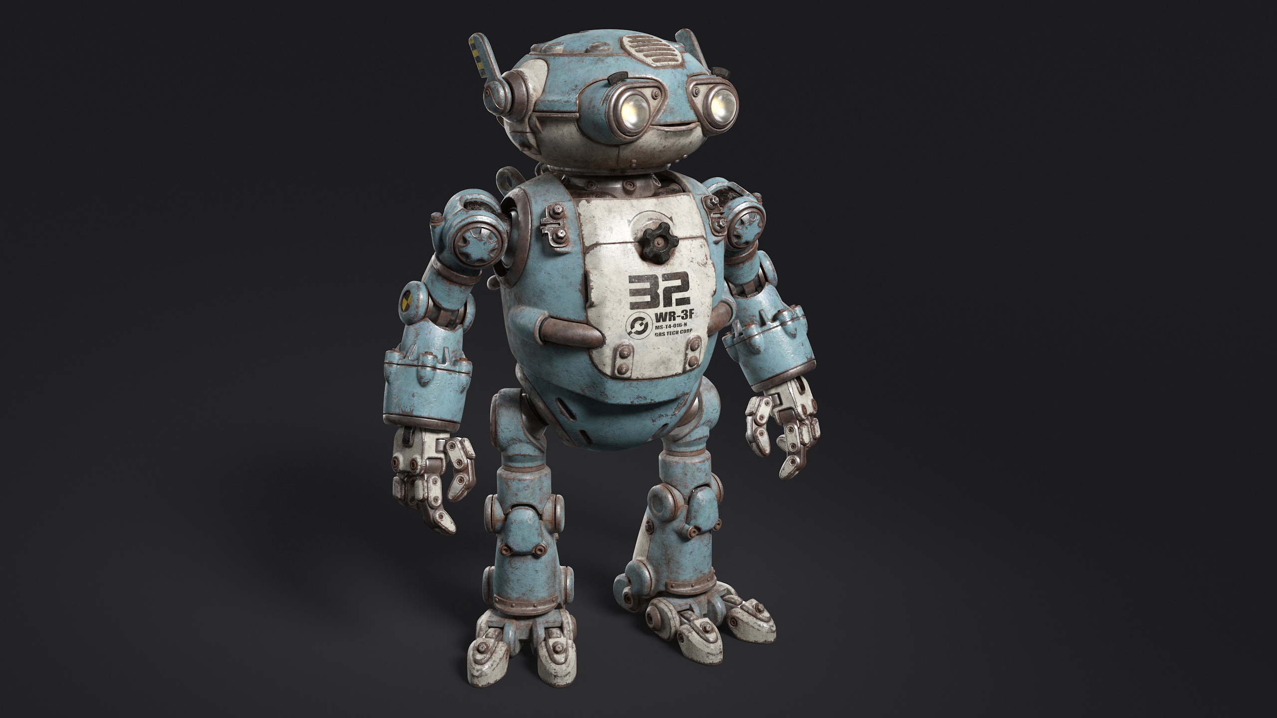 modelo 3d Robot 32 aparejado - TurboSquid 2003651