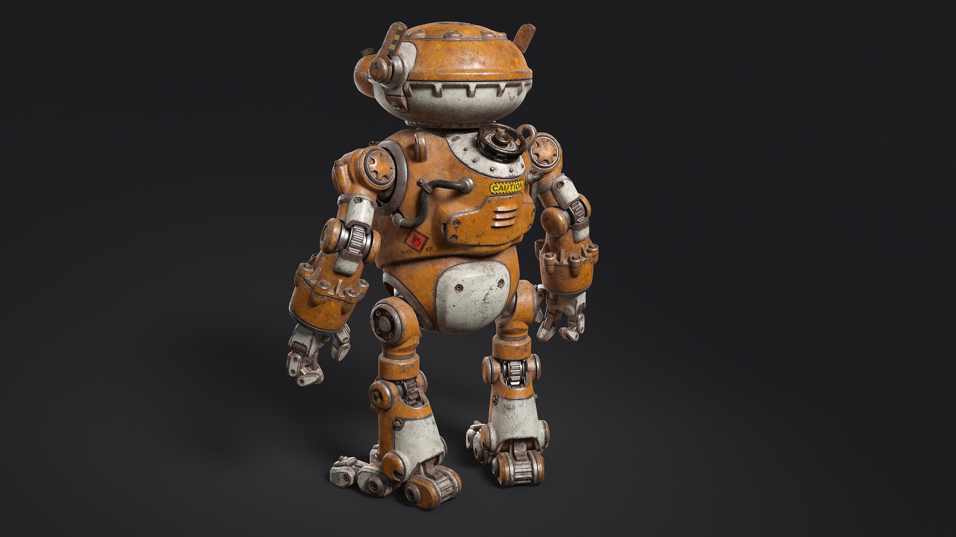Robot 32 Rigged 3D model - TurboSquid 2003651