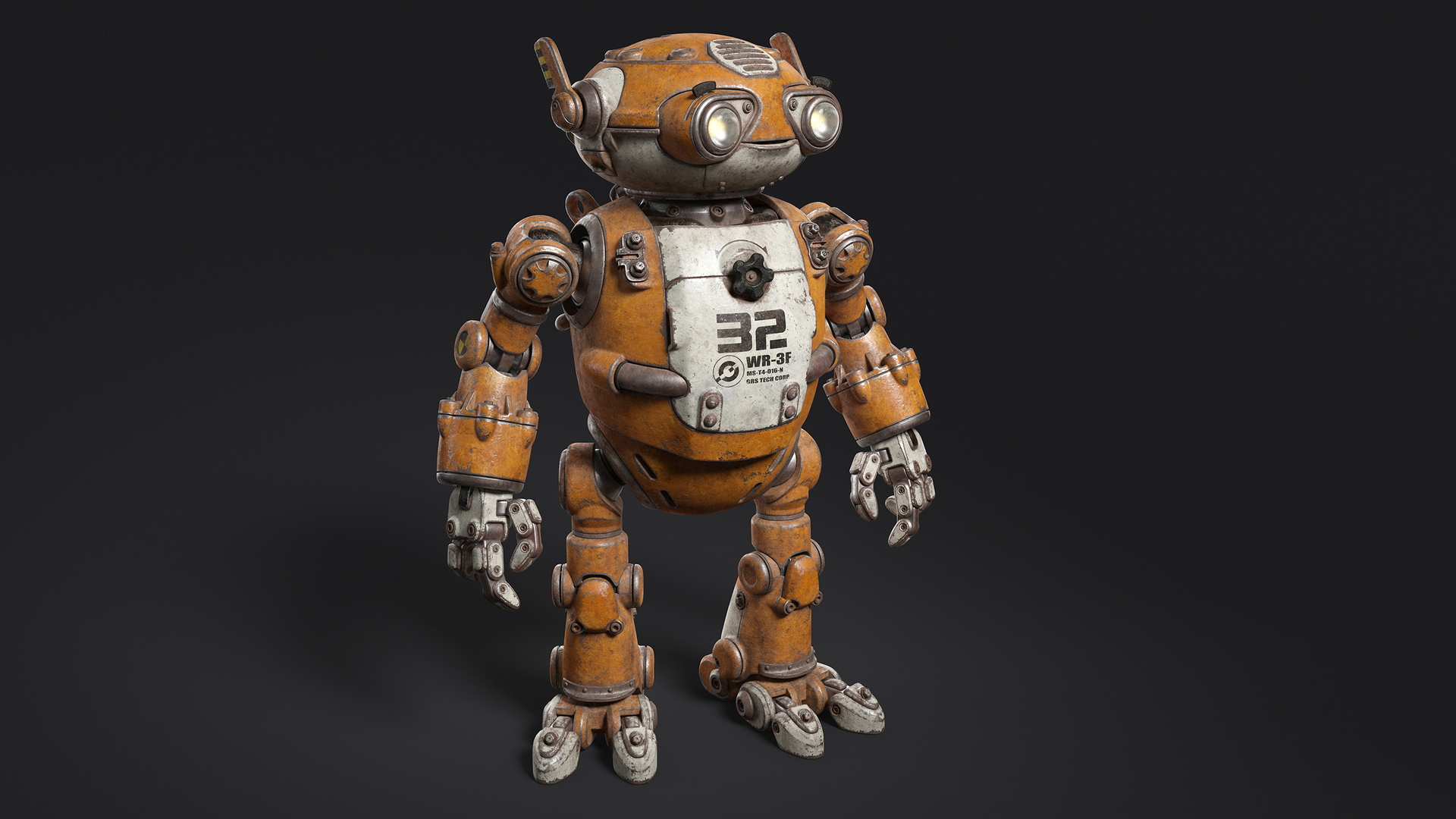 modelo 3d Robot 32 aparejado - TurboSquid 2003651