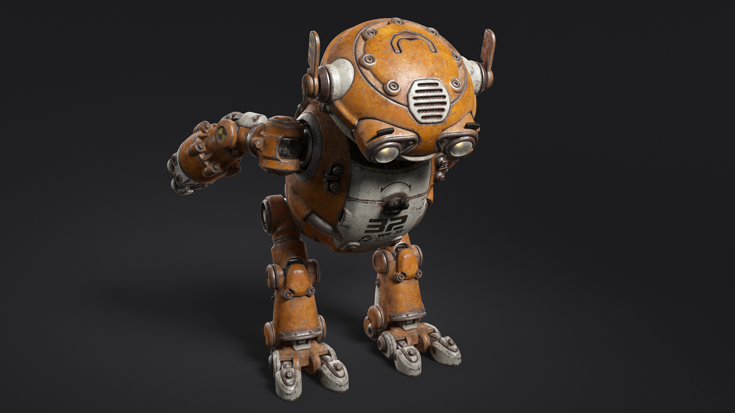 modelo 3d Robot 32 aparejado - TurboSquid 2003651