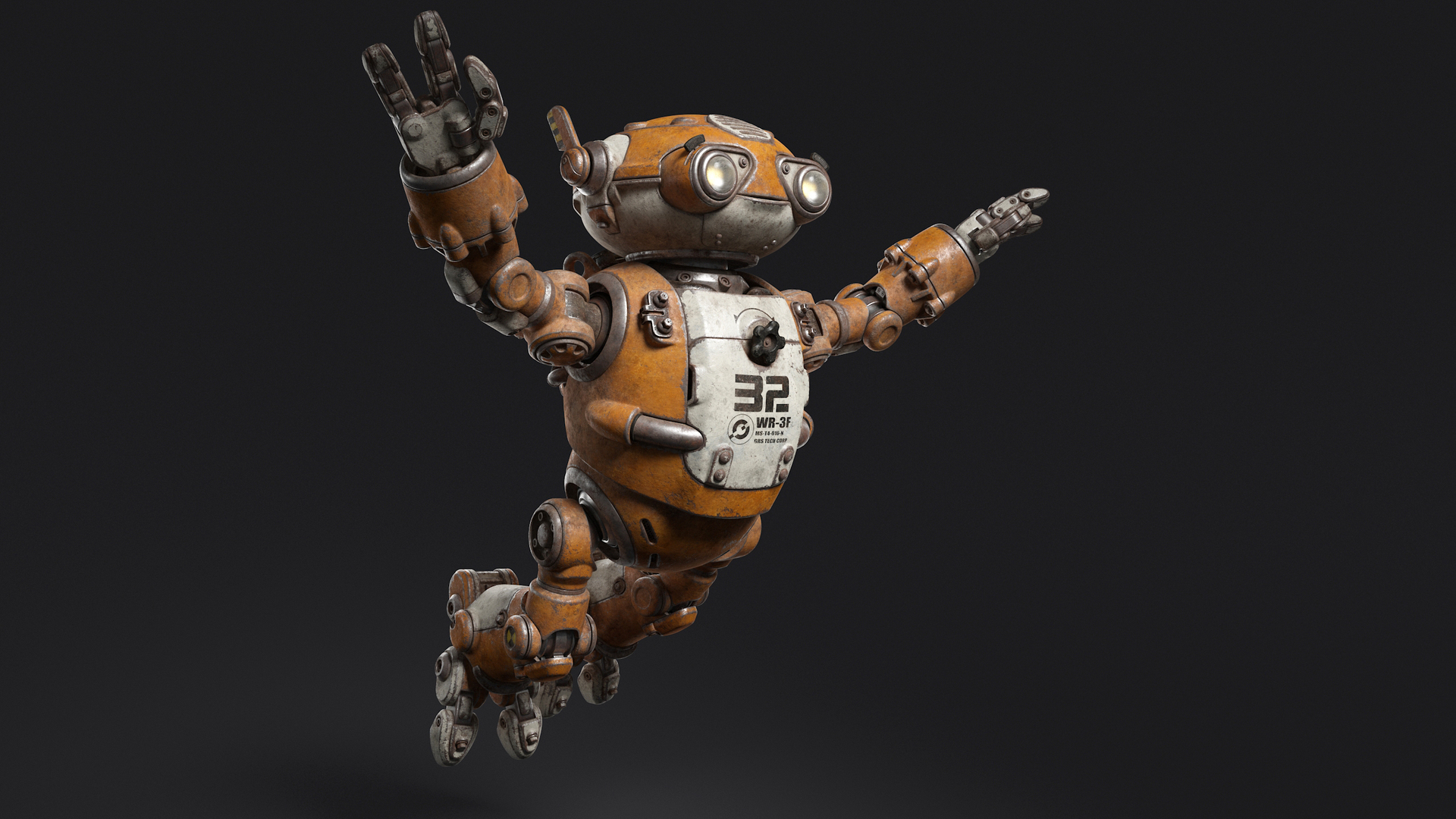 modelo 3d Robot 32 aparejado - TurboSquid 2003651