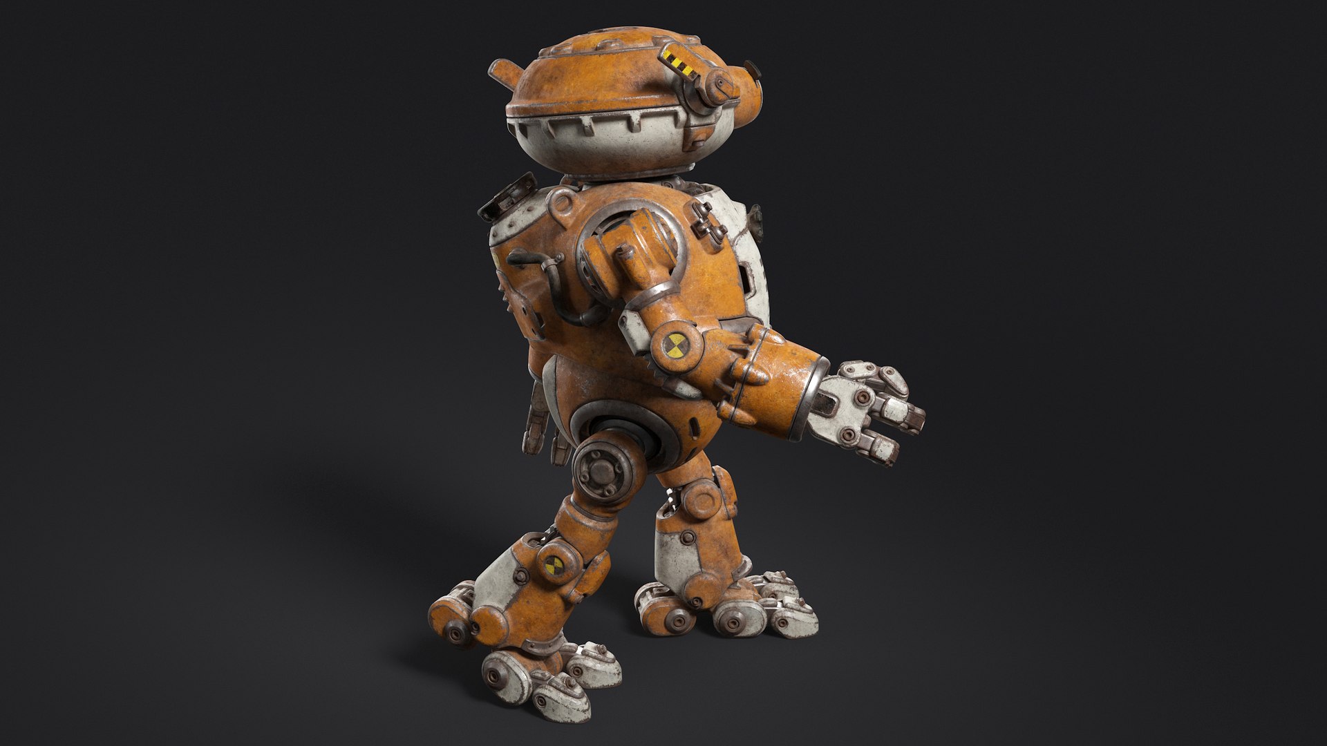 Robot 32 Rigged 3D model - TurboSquid 2003651