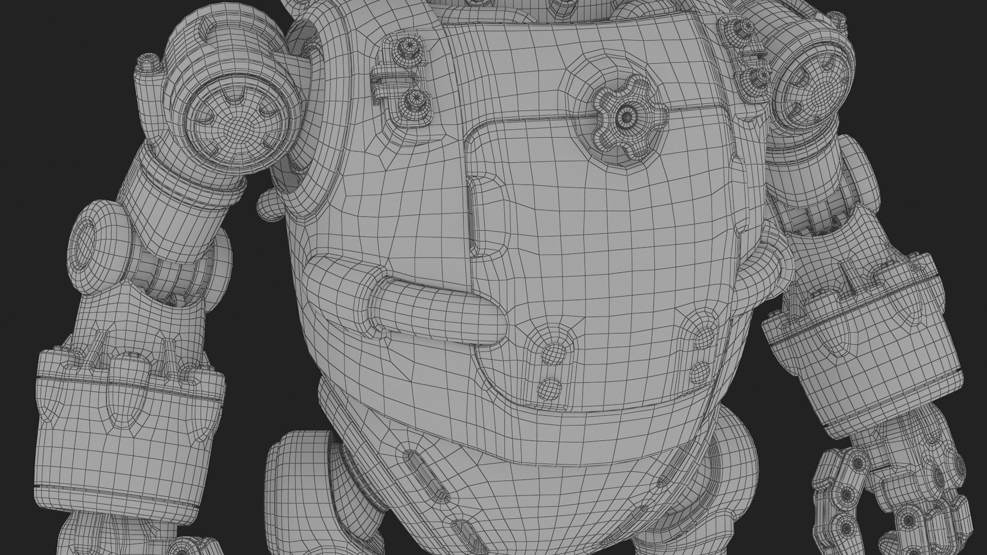 Robot 32 Rigged 3D model - TurboSquid 2003651