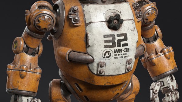 modelo 3d Robot 32 aparejado - TurboSquid 2003651