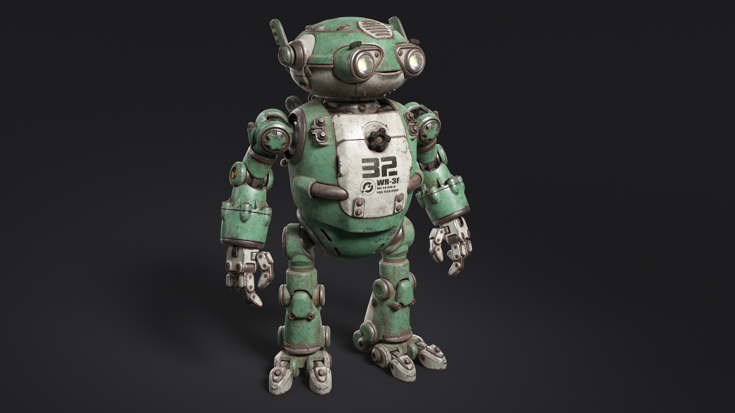 modelo 3d Robot 32 aparejado - TurboSquid 2003651