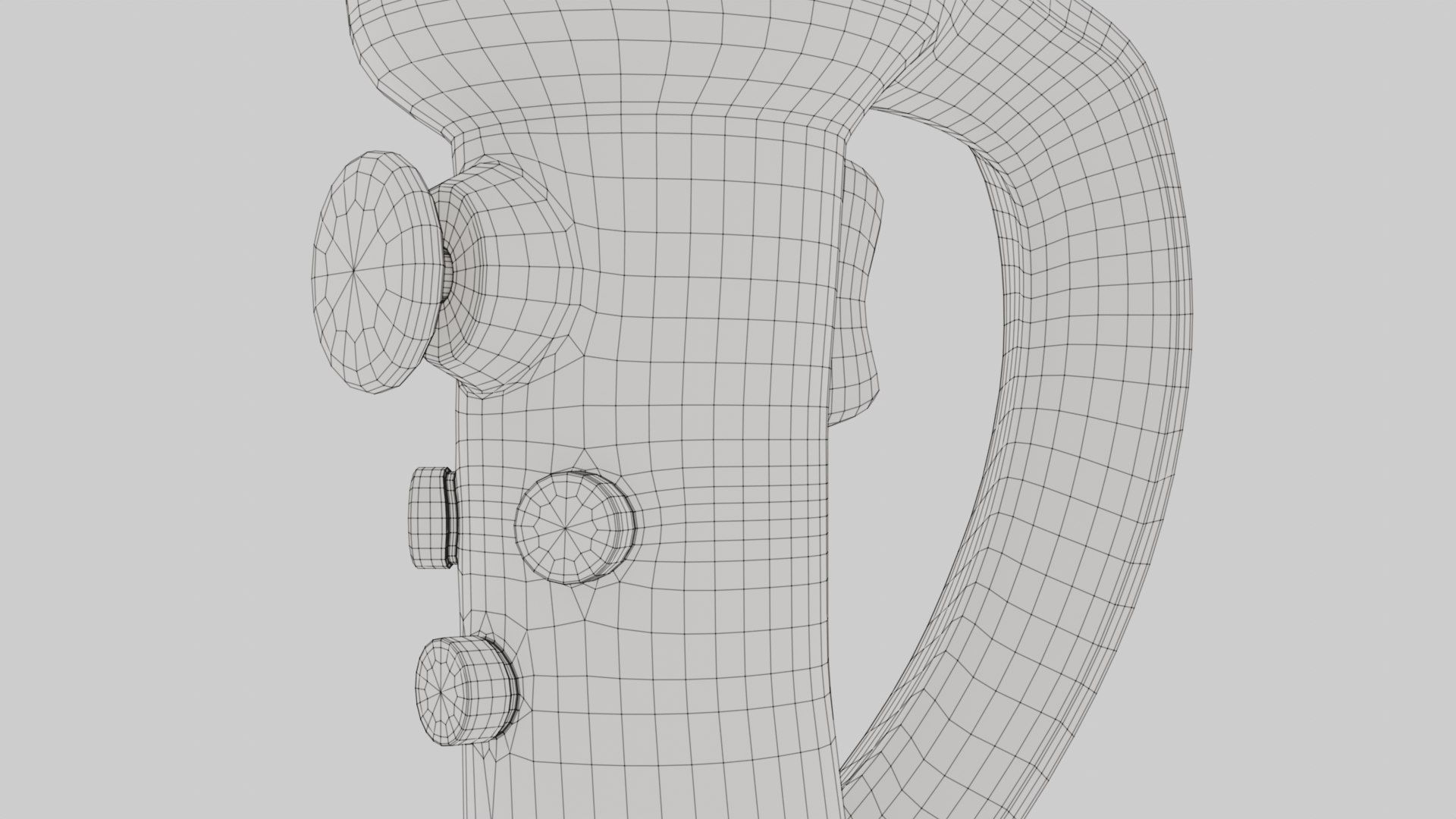 VR Hand Controller Joystick Game Ready Cartoony Model - TurboSquid 2113861