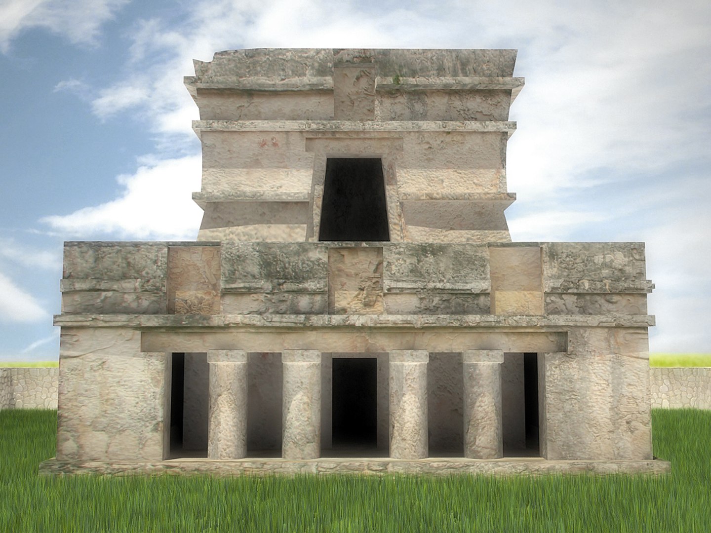 Building Tulum 3d Model