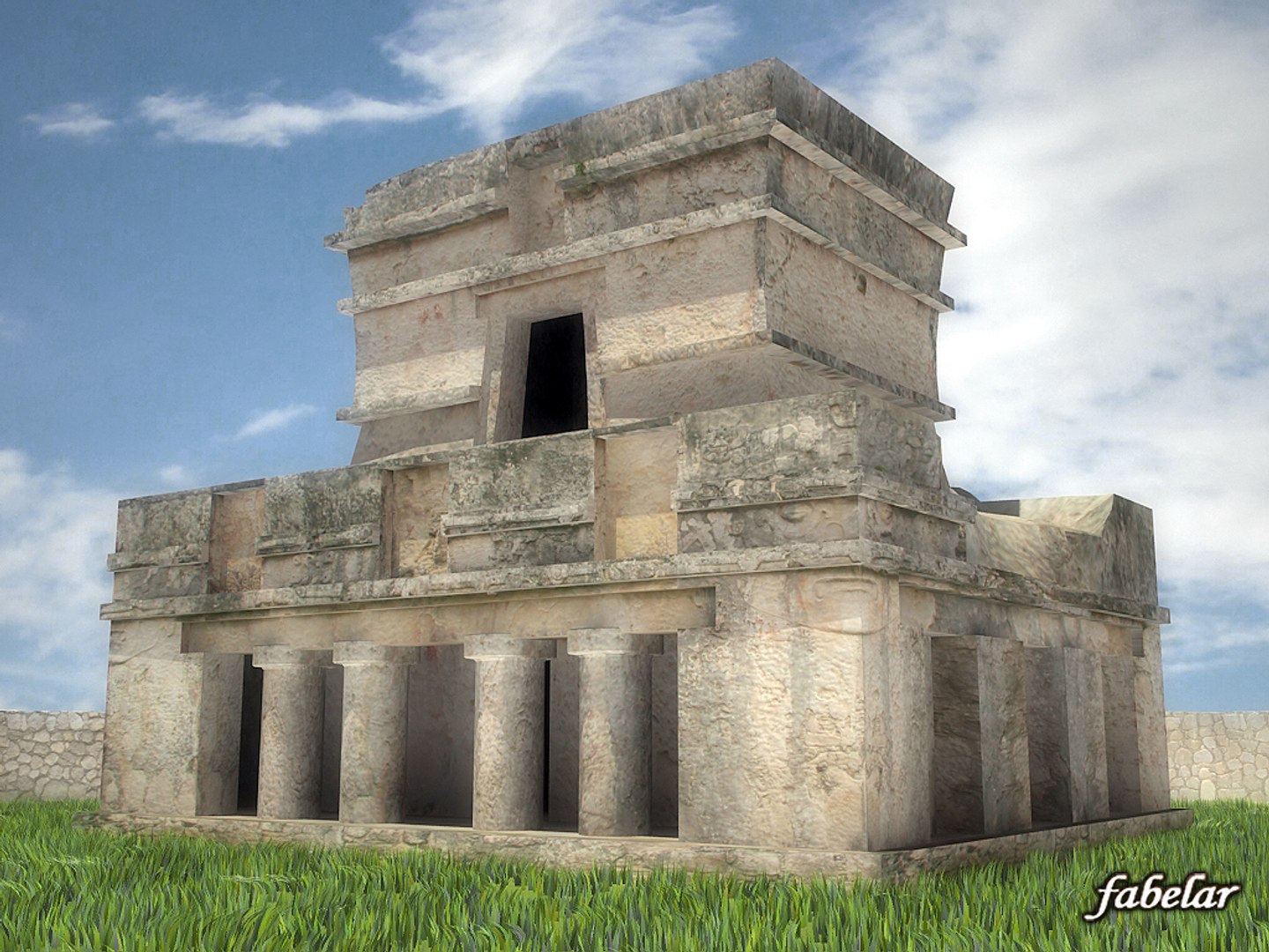 Building Tulum 3d Model