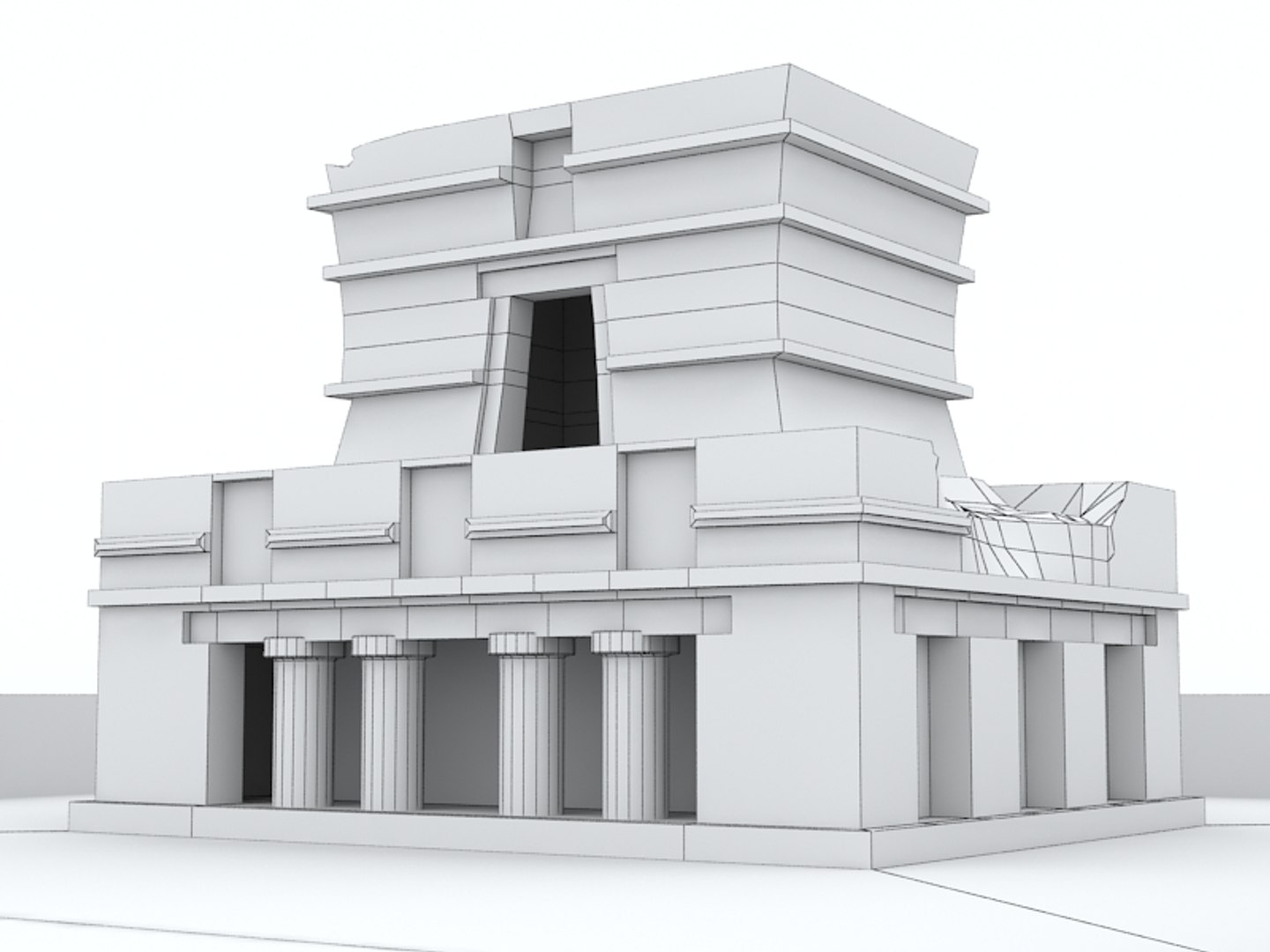 Building Tulum 3d Model