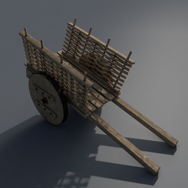 Free Wooden Cart 3D Models for Download | TurboSquid