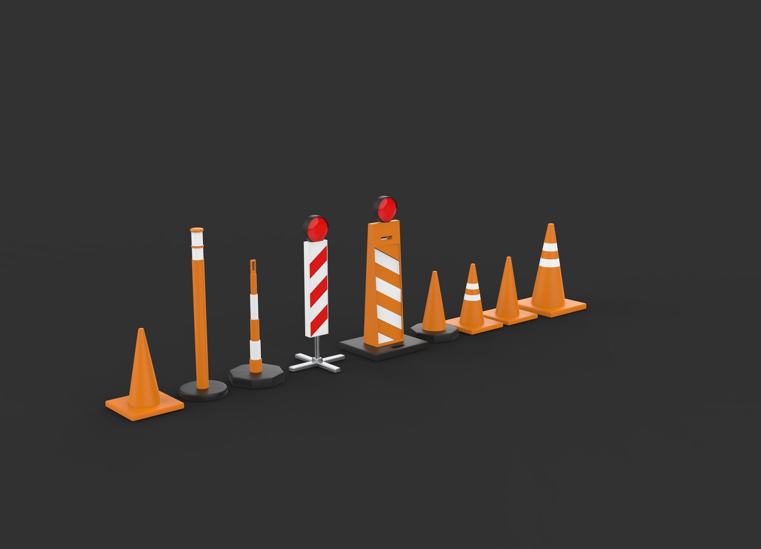 Traffic Cone 3D Model Model - TurboSquid 2413561