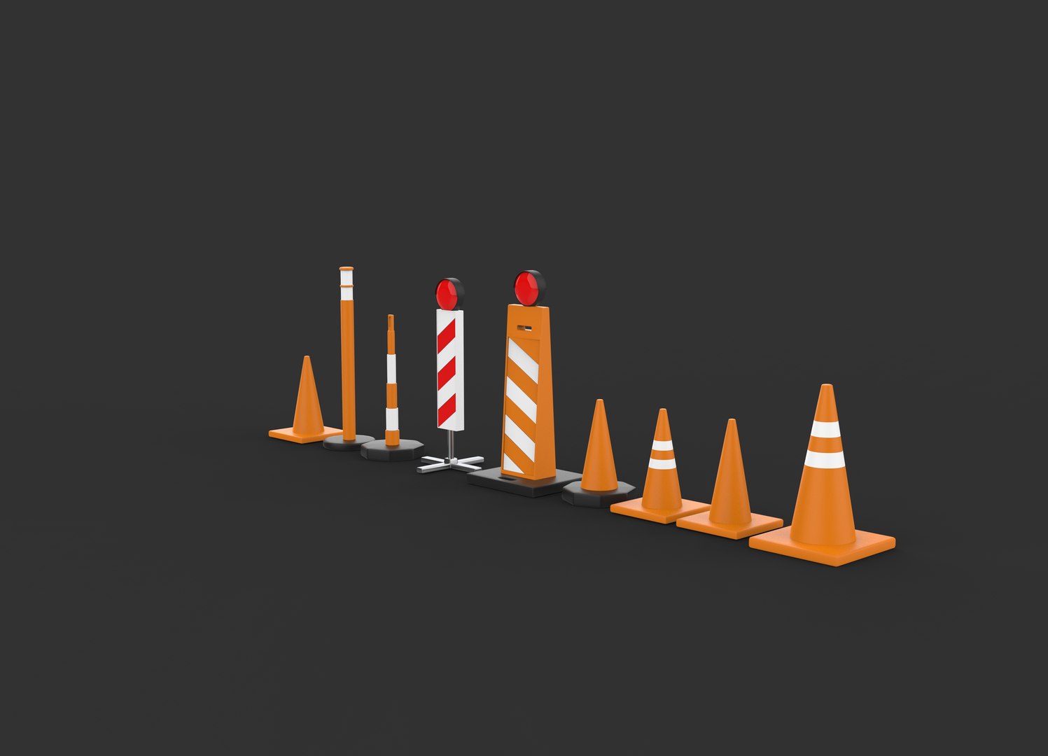Traffic Cone 3D Model Model - TurboSquid 2413561