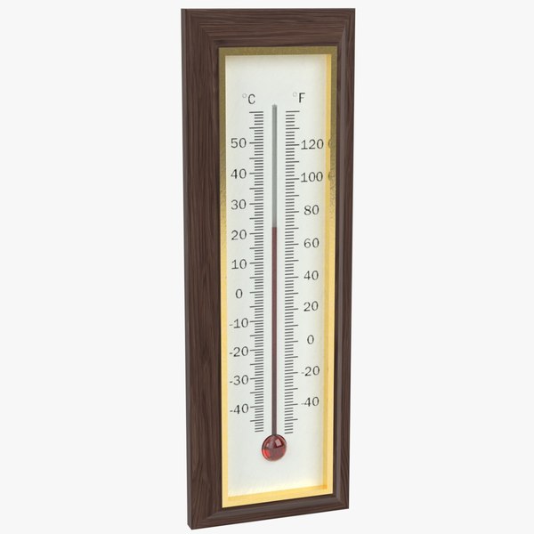 3D wall thermometer - TurboSquid 1269031