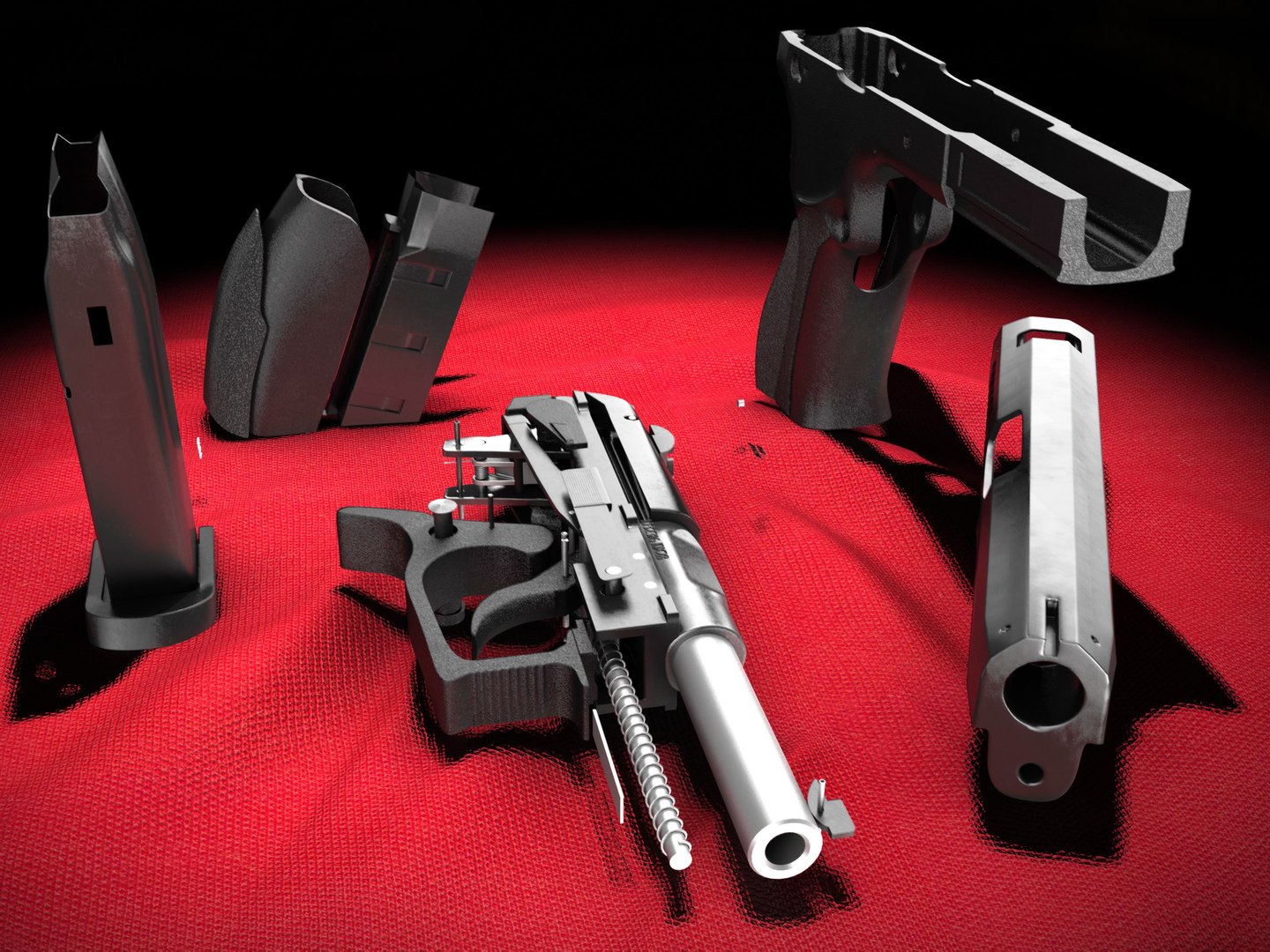 Grand Power T12 Gun 3d Model