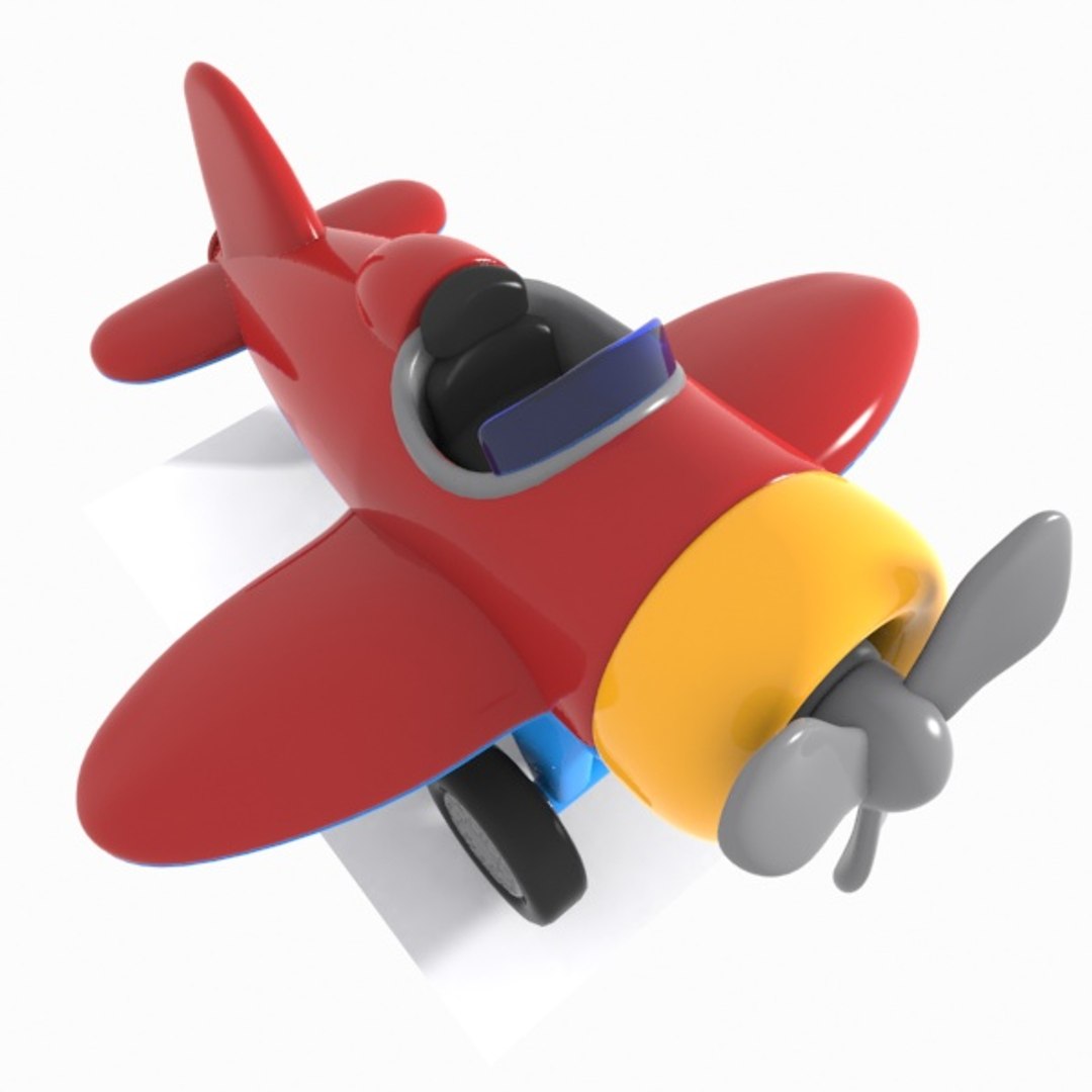 3d Aircraft Toon Model