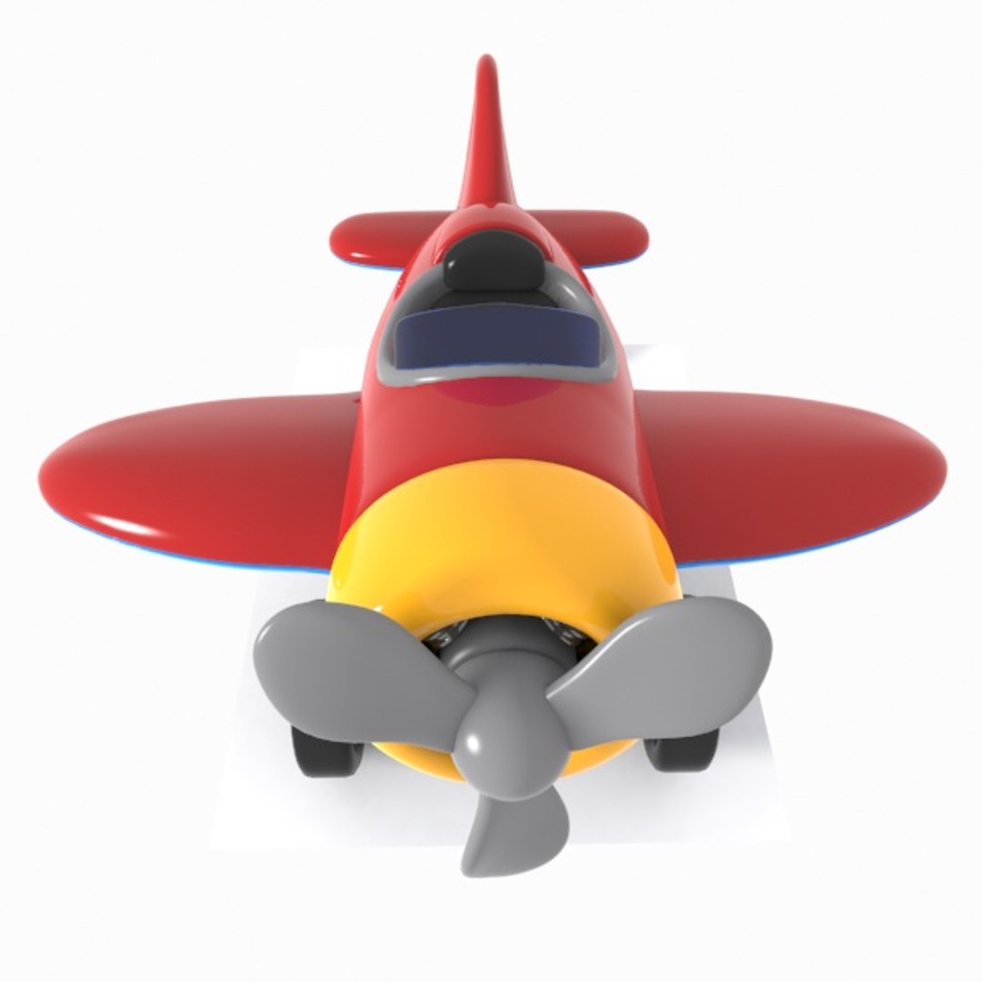 3d Aircraft Toon Model
