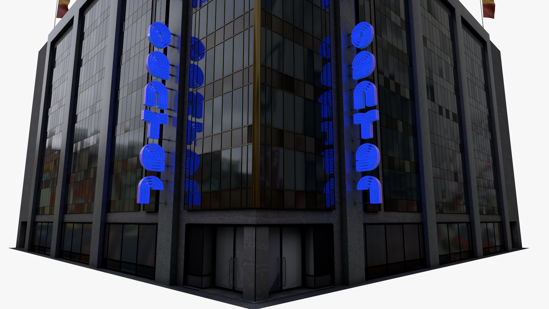 City Center 3D Model - TurboSquid 1863856