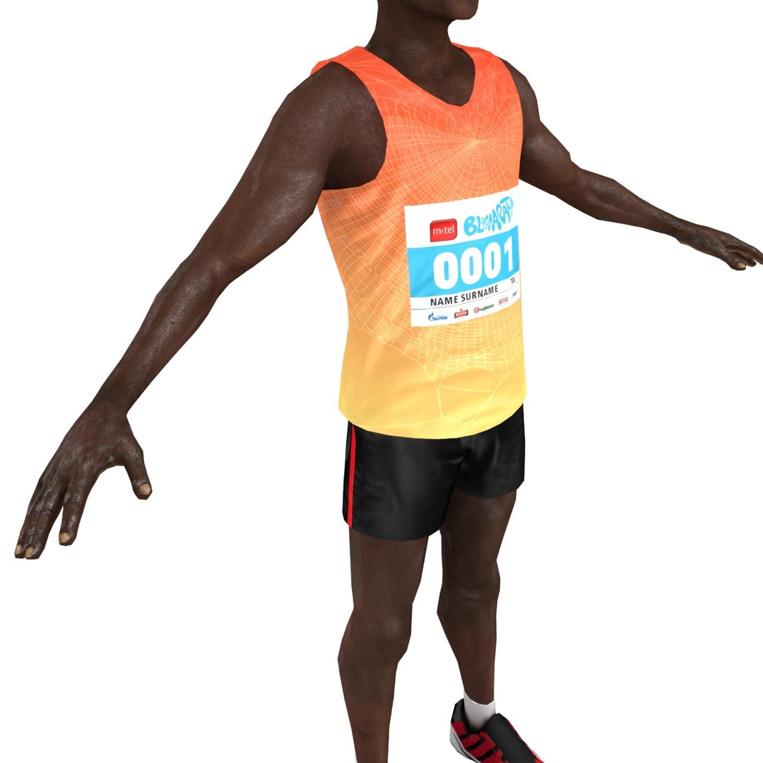 3D Marathon Runner Model - TurboSquid 1301553