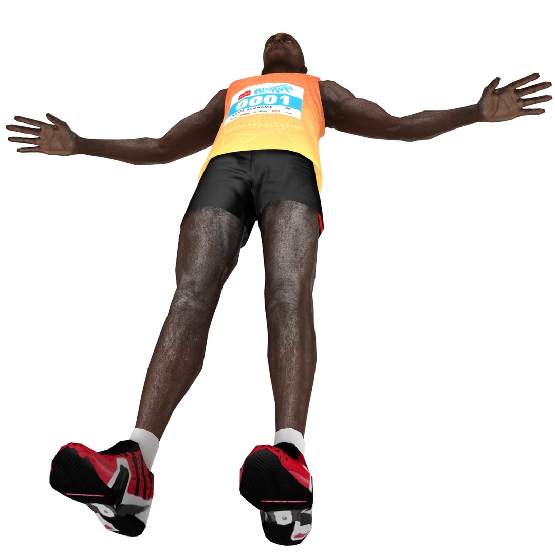 3D Marathon Runner Model - TurboSquid 1301553