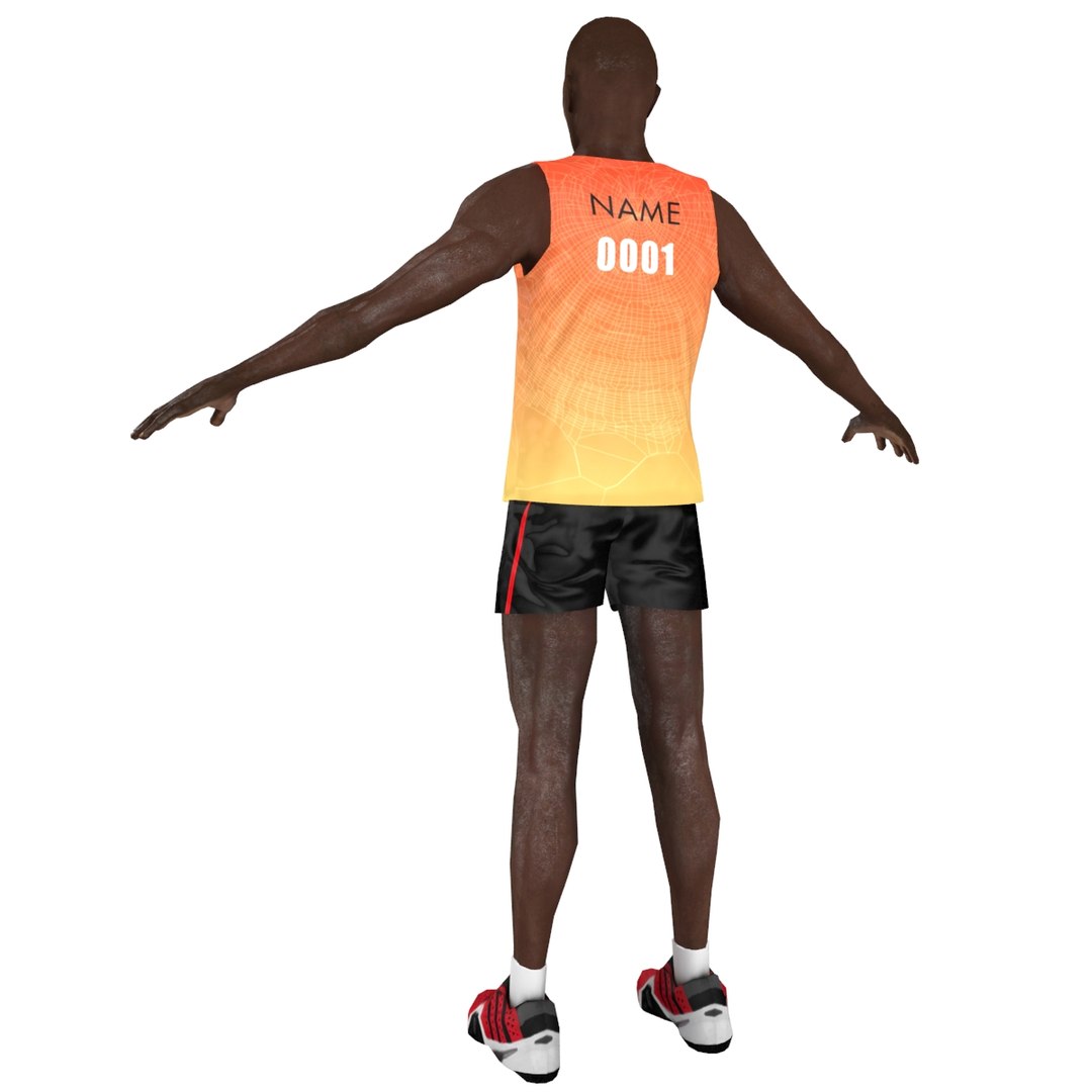 3D Marathon Runner Model - TurboSquid 1301553