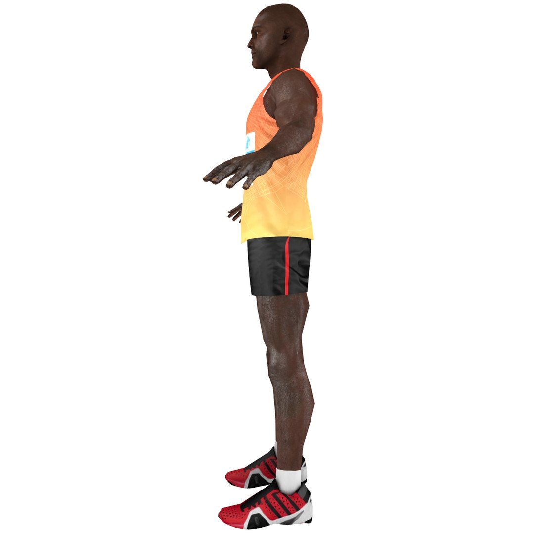 3D Marathon Runner Model - TurboSquid 1301553