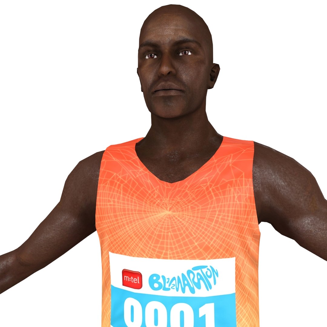 3D Marathon Runner Model - TurboSquid 1301553