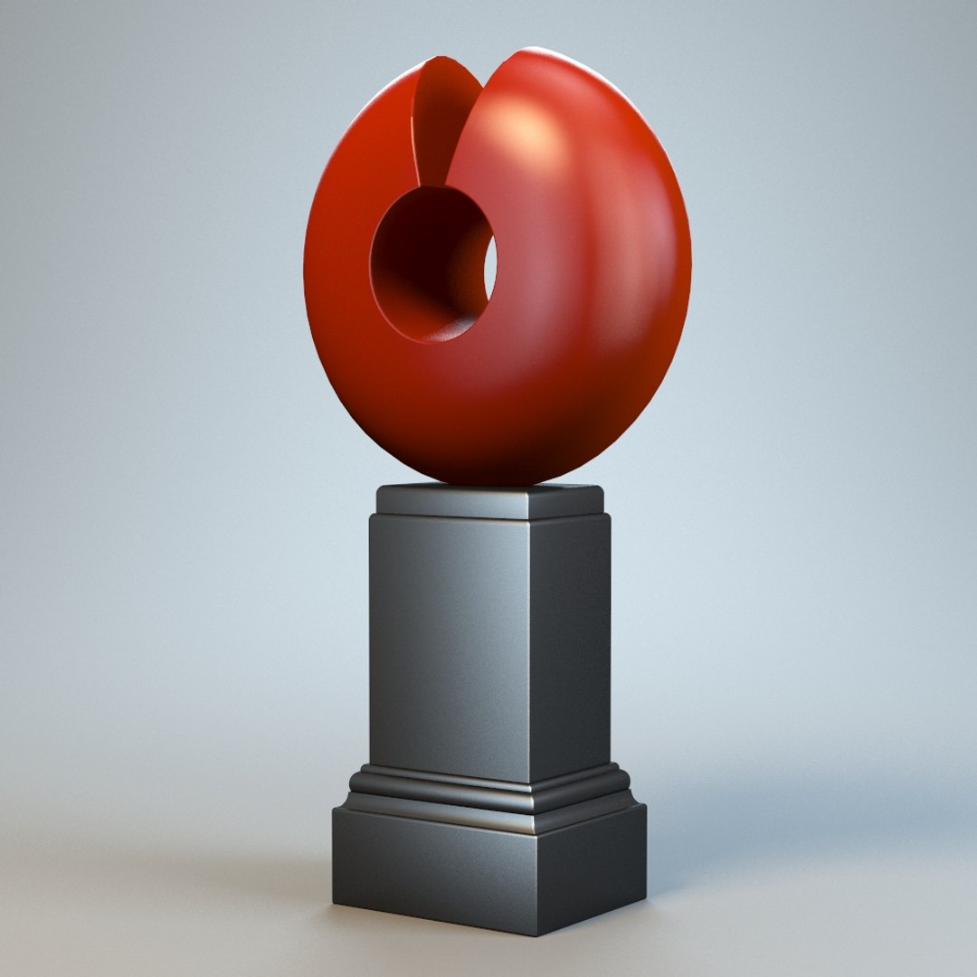 3d abstract figure m035 model