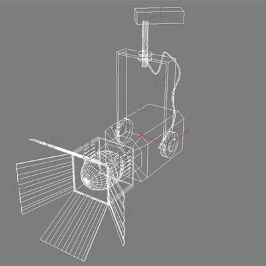 3d Spot Light 02 Lamp Model