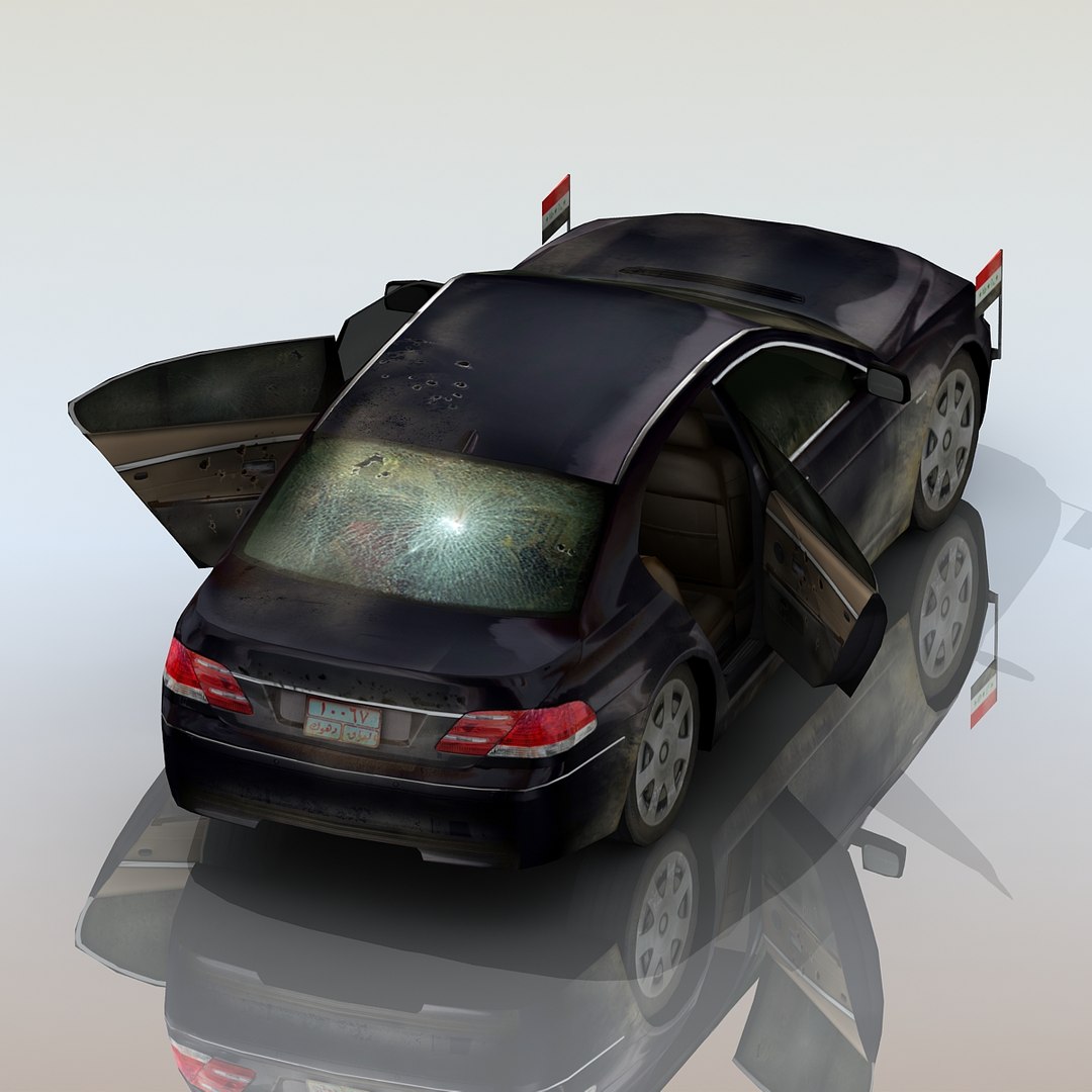 3d Model Diplomatic Car
