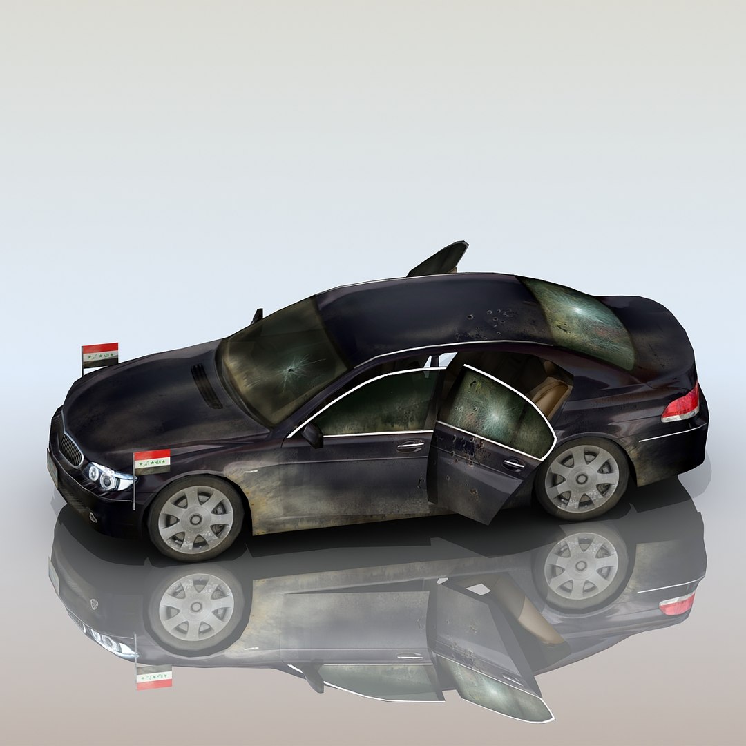 3d Model Diplomatic Car
