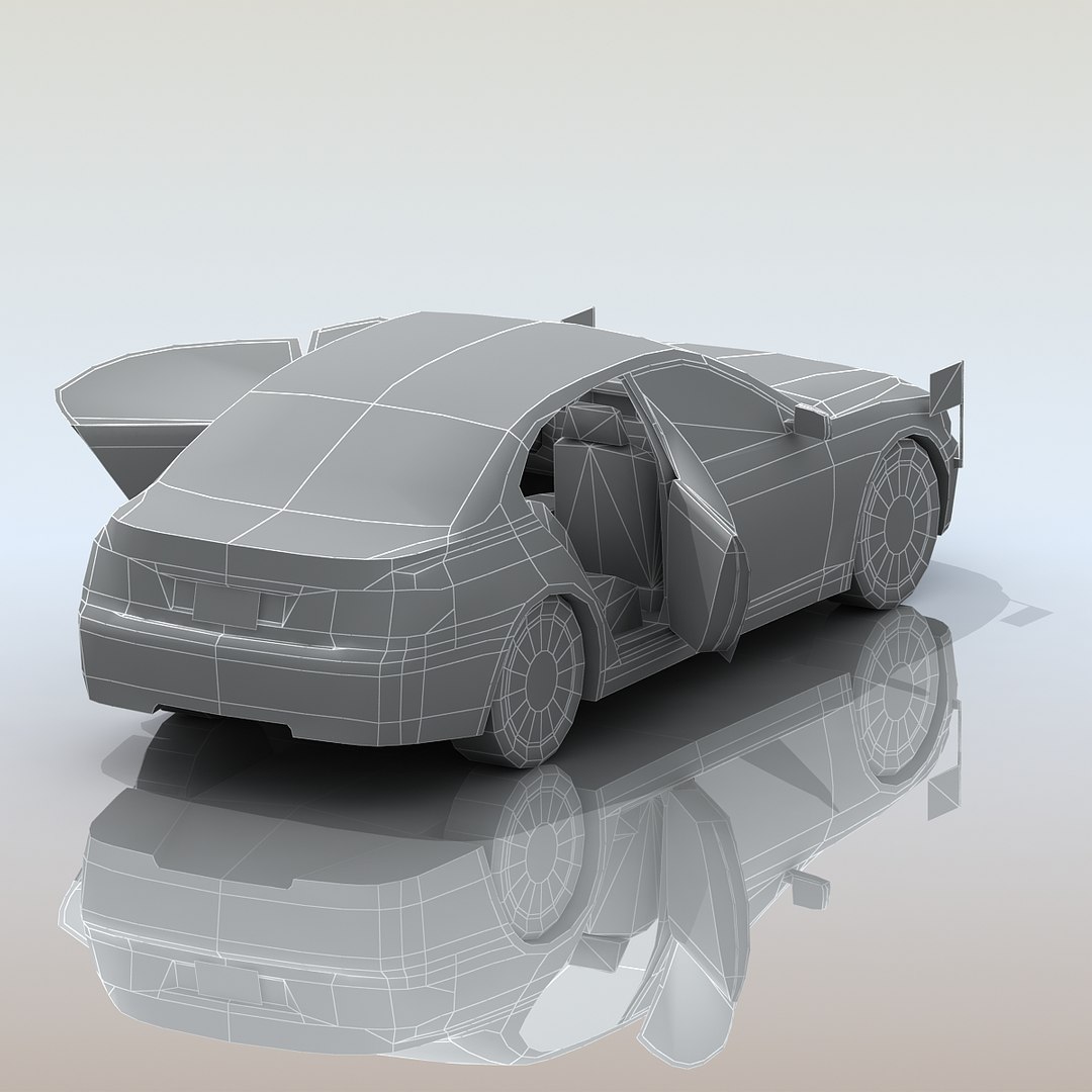 3d Model Diplomatic Car
