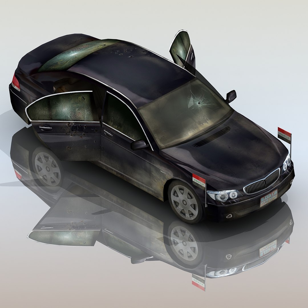 3d Model Diplomatic Car