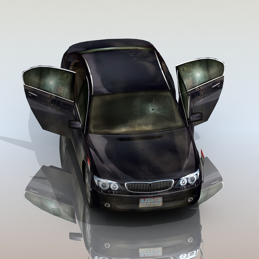 3d Model Diplomatic Car