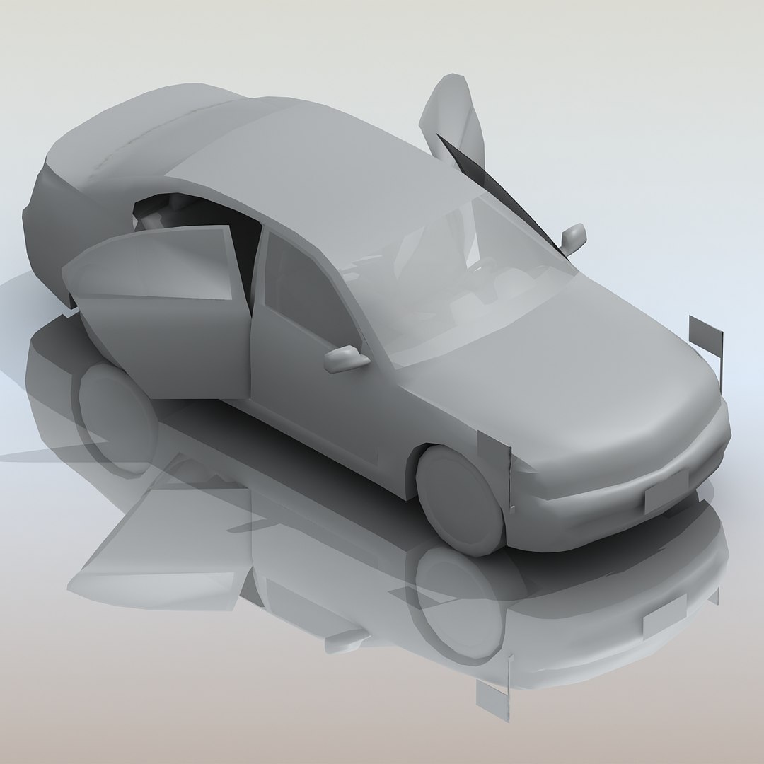 3d Model Diplomatic Car