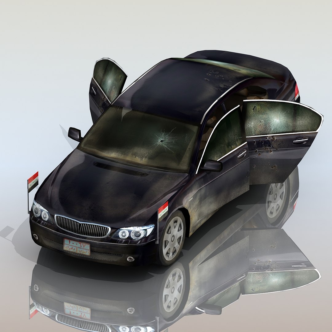 3d Model Diplomatic Car