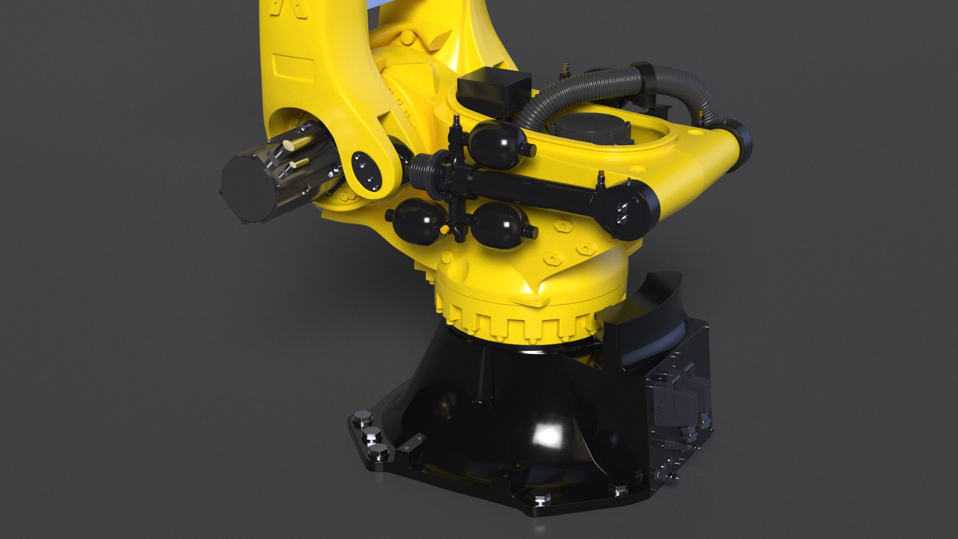 3D Ultra Robotic Arm Yellow Model - TurboSquid 2300568