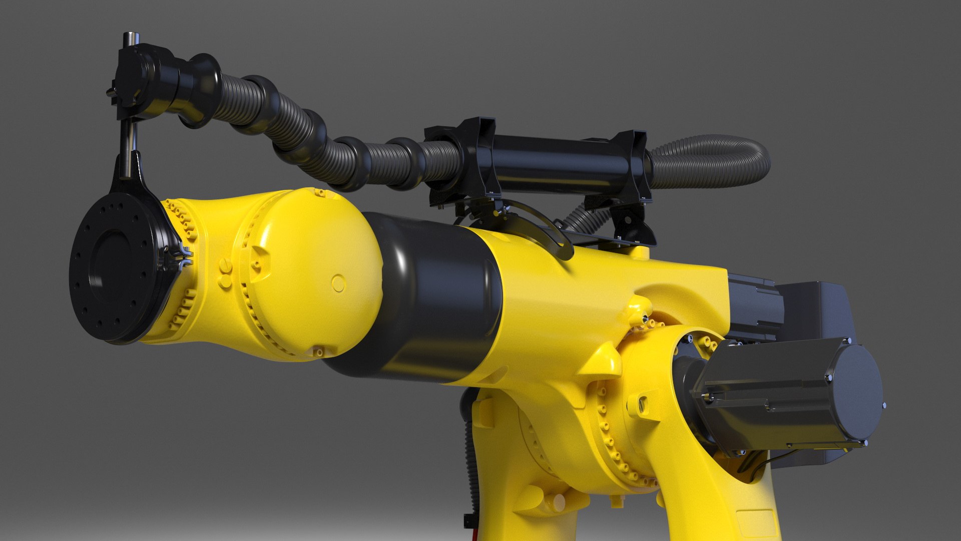 3D Ultra Robotic Arm Yellow Model - TurboSquid 2300568