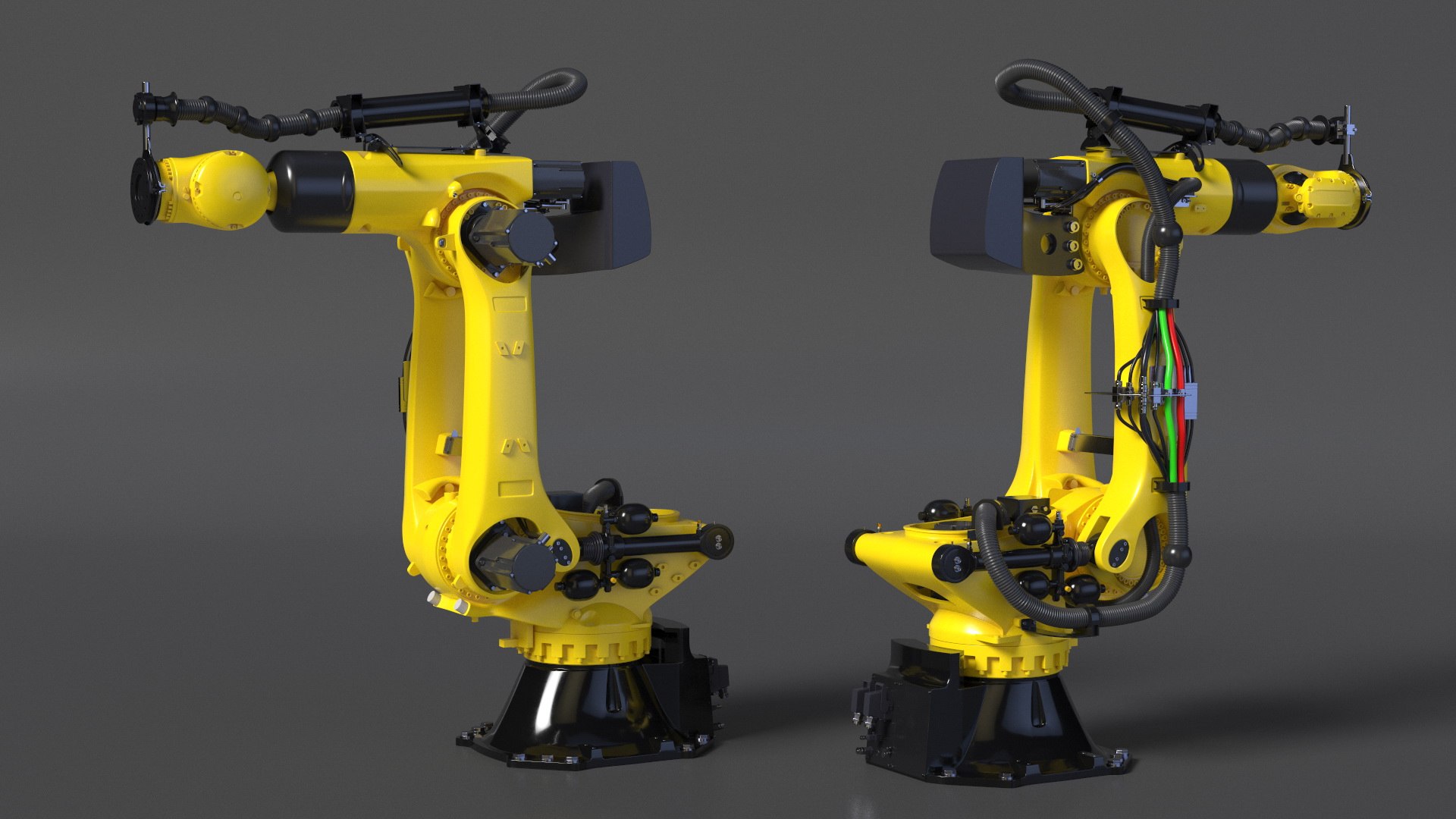 3D Ultra Robotic Arm Yellow Model - TurboSquid 2300568