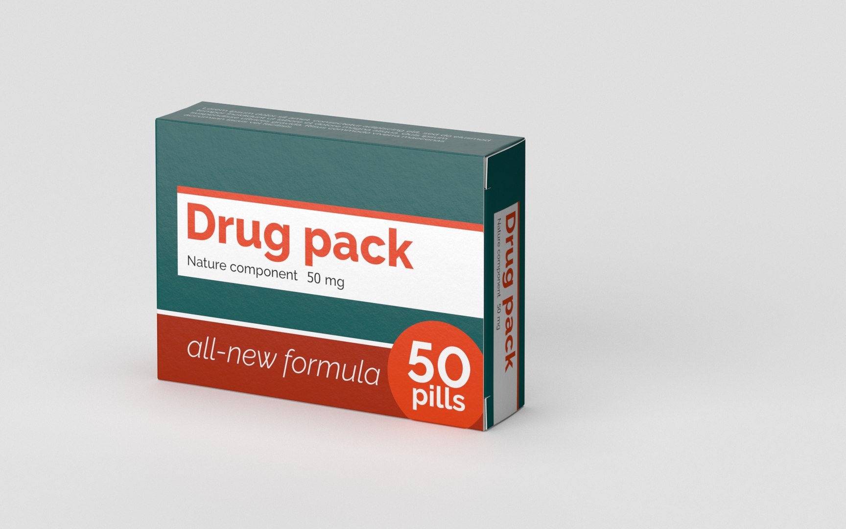 Drug Pack With Blister PBR 3D model - TurboSquid 1930877