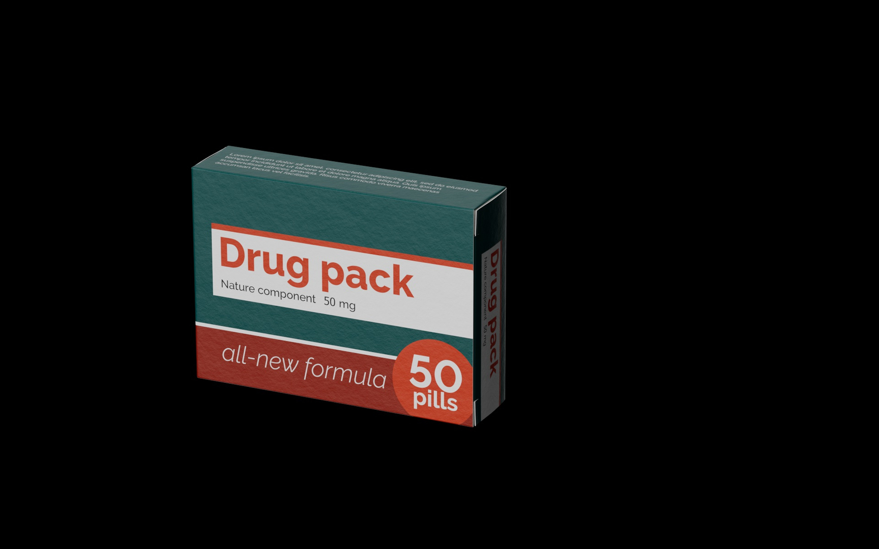 Drug Pack With Blister PBR 3D model - TurboSquid 1930877