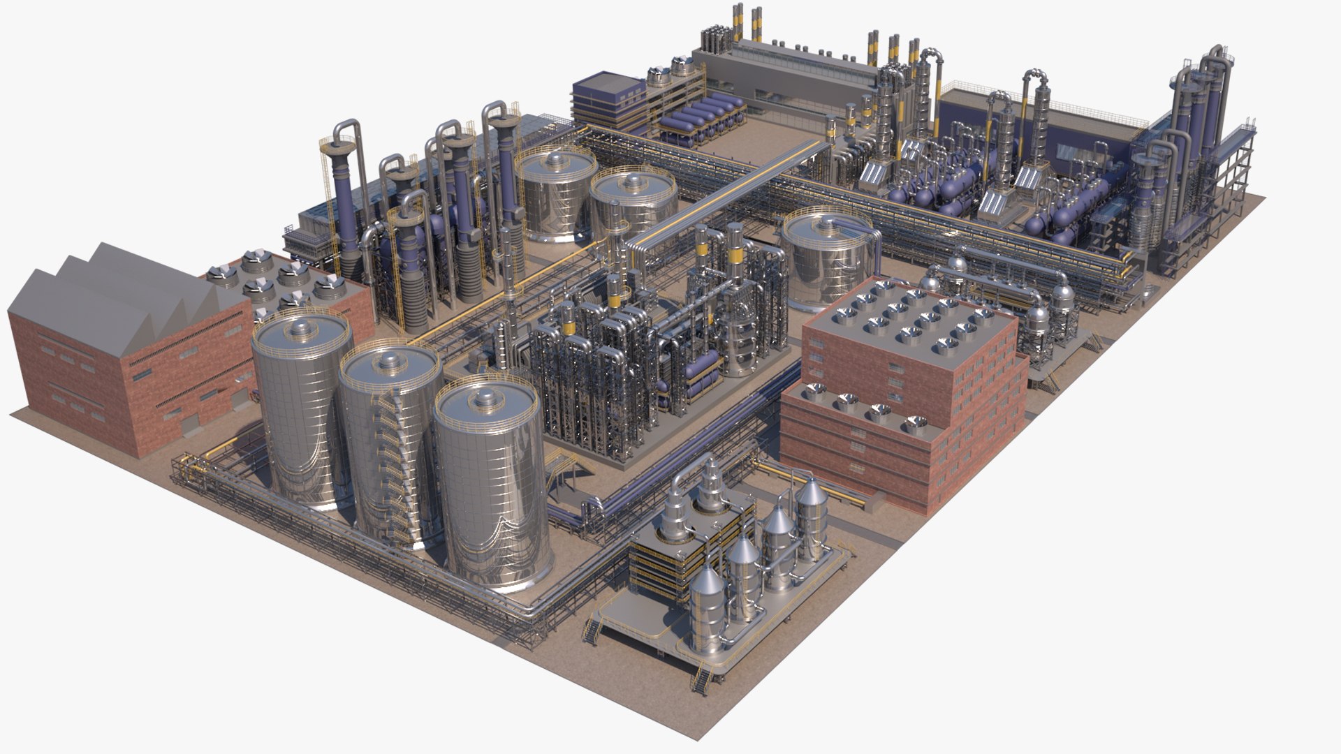 3D Industrial Area 82 - TurboSquid 2046346