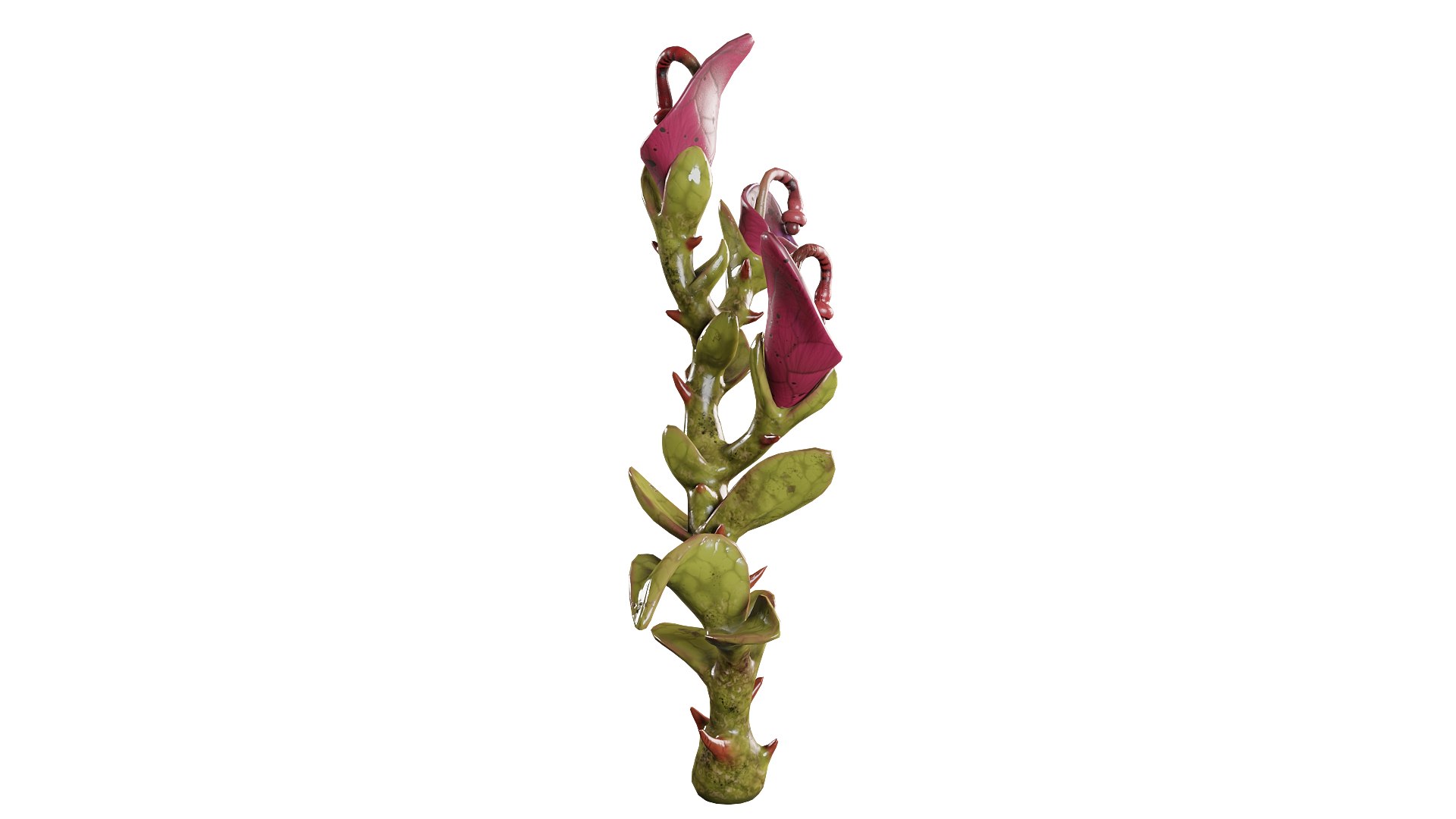 3D Triblossomia Alien Flora Creature Model - TurboSquid 1920445