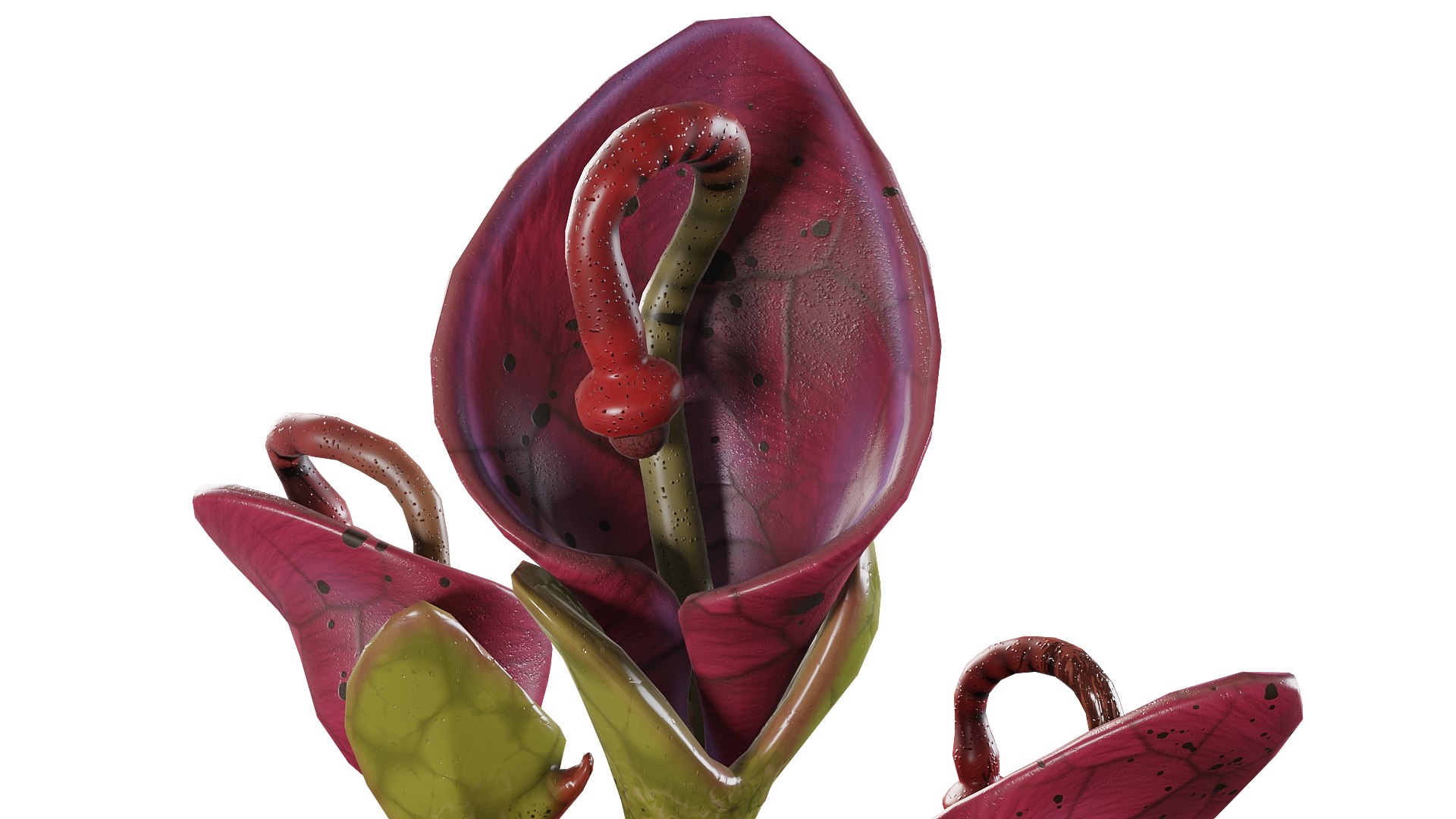 3D Triblossomia Alien Flora Creature Model - TurboSquid 1920445